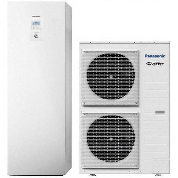 Panasonic Aquarea T-CAP Wärmepumpe Split mit Kombi-Hydromodul, 12,0kW